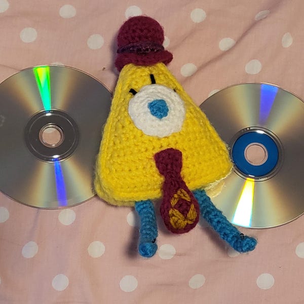 Gravity Falls Bill Cipher & Pyramid Steve Plushies - Etsy
