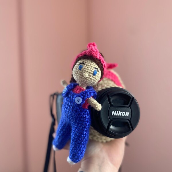 Crochet Lion Lens Critter, Camera Buddies, Camera Lens Buddy, Toys ...