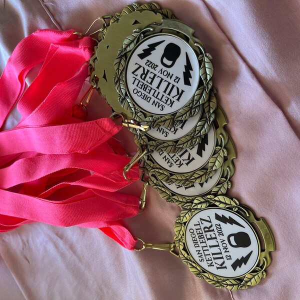 Custom Event Insert Medals - Personalized Medals - Custom Gold Silver ...