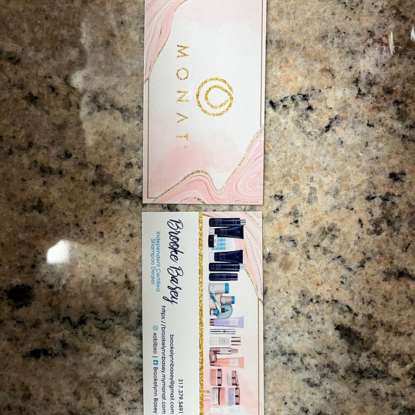 Social Cards With QR Code - Square Rounded Custom Printed Business ...