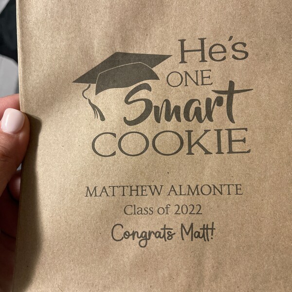 Mint Graduation Favor Labels, Graduation Favors, Mint Party Favors ...