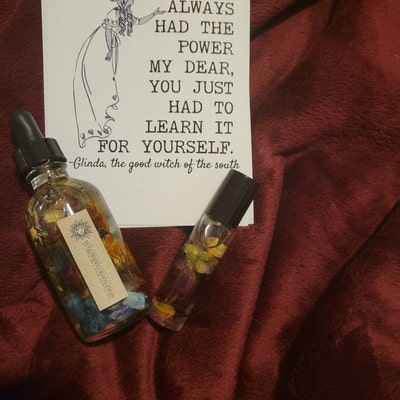 Spirit Guide Connection Botanical & Crystal Infused Oil Intention Oil ...