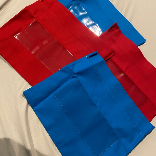 25 Classroom Chair Pockets, Seat Desk Pouch, Organizer, Chair Bag ...