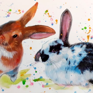 Mink Print, Mink Poster, Animal Print, Handmade, Nursery, Drawing ...