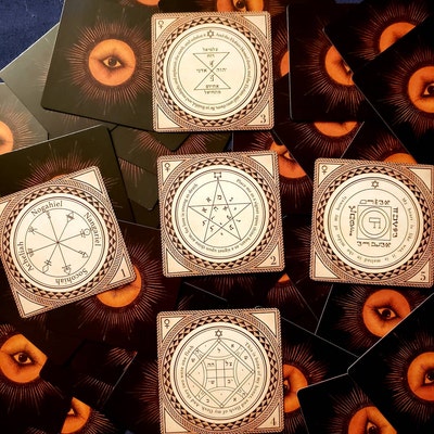 Seals of Solomon Magic Cards, Talismans of King Solomon, Key of Solomon ...