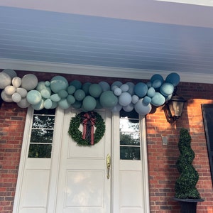 Misty Meadow Balloon Garland Kit / Dusty Blue Balloon Arch - Etsy