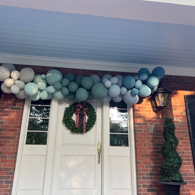 Misty Meadow Balloon Garland Kit / Dusty Blue Balloon Arch - Etsy