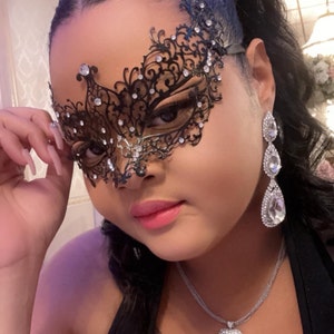 Silver Masquerade Mask Luxury Women's Masks Silver - Etsy