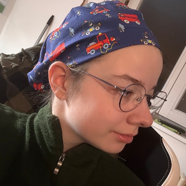 Euro Style Scrub Cap Unisex Sewing Pattern With Video Instructions ...