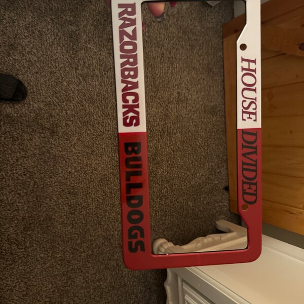 House Divided License Plate Frame - Etsy