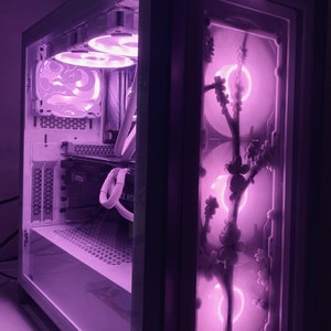 Sakura Cherry Blossom Branch Collection Dual Color Gaming Computer ...