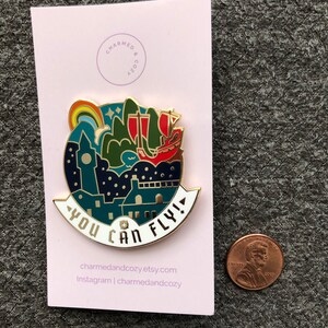 Peter Pan Ride Inspired Enamel Pin Disneyland Disney World - Etsy
