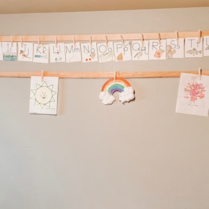 Watercolor Nature Alphabet Banner Classroom Decor - Etsy