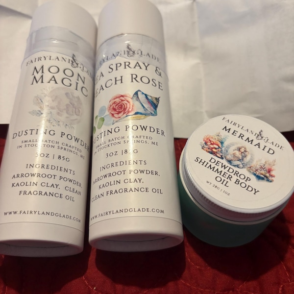 Moon Magic Body Powder, Moon Dusting Powder, Deodorant Powder, Dry ...