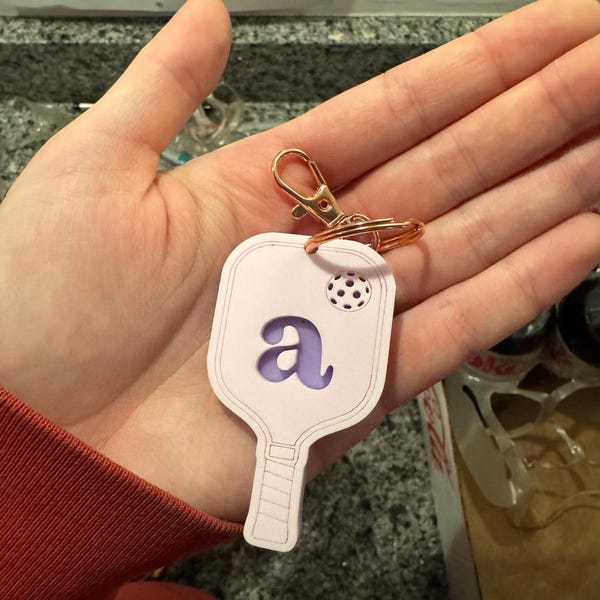 Pickleball | Pickleball Keychain | Custom Pickleball Keychain ...