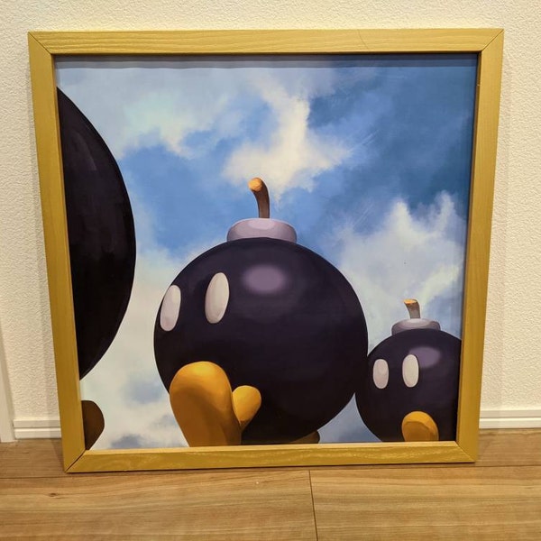 Bob-omb Battlefield Mario 64 50x50 Cm - Etsy