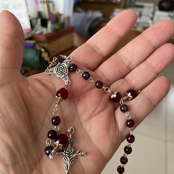 Saint Michael Chaplet Angelic Crown Rosary Chaplet of Saint Michael the Archangel Rosary of the ...