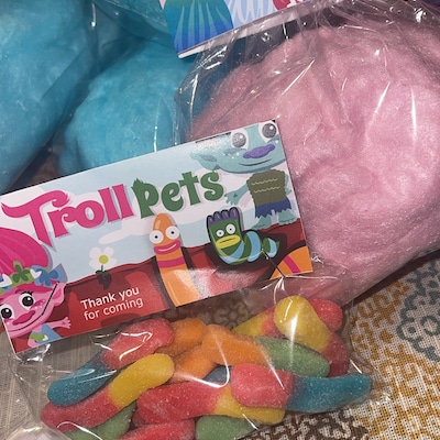 INSTANT DOWNLOAD, Trolls Candy Label, the Thing, Treat Bag Toppers ...