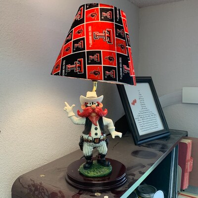 Texas Tech University Lamp Shade. Red Raiders. Shades Are 9.5 X 5 X 7 ...