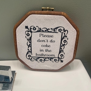 I'm a Little Ray of Pitch Black Wall Decor Faux Embroidery Funny Home ...