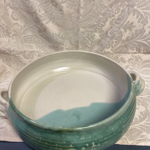 Pottery Casserole Dish Pottery Handmade Bakeware Teal Ceramic Bakeware ...