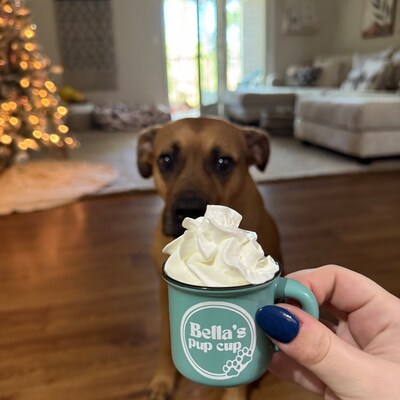 Reusable Pup Cup Custom Puppuccino Mug Dog Mom Gift 2oz Personalized ...