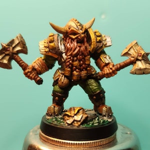 Dwarven Defender V1 3D Printed Resin Miniature Tabletop Role - Etsy