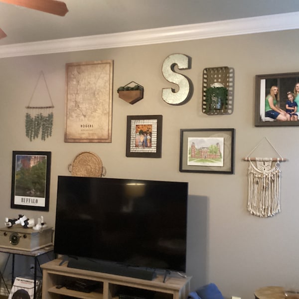 Old Main University of Arkansas Print Arkansas Art Graduation Gift UARK ...