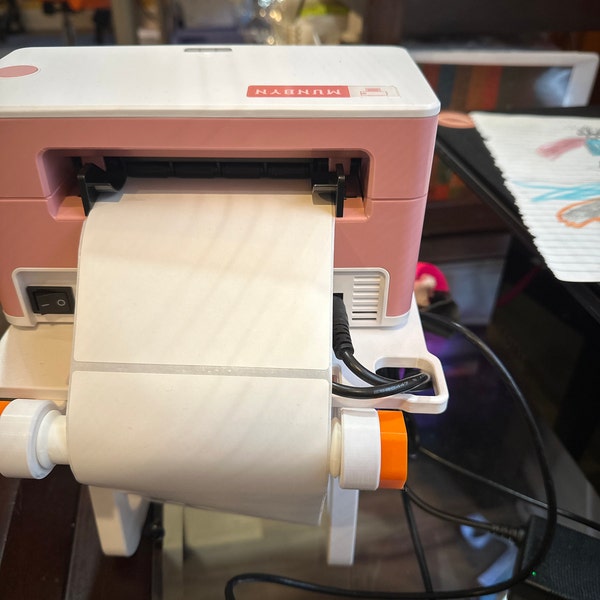 Thermal Printer Stand | Custom Colors | Works With ROLLO & MUNBYN - Etsy