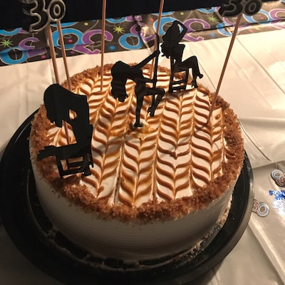 Exotic Dancer Cake Topper Stripper Cake Topper Groom Cake Grooms Cake ...