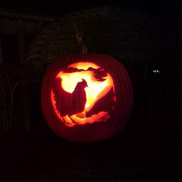 Alien Pumpkin Stencil, UFO Printable Stencil, Jack O' Lantern, Pumpkin ...