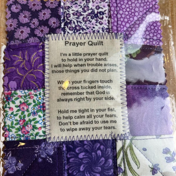 Mini Prayer Quilt - Yellow - Etsy