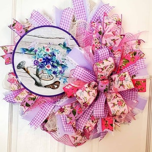 Patriotic Poppy Wreath Memorial Day Wreath 28 Summer - Etsy