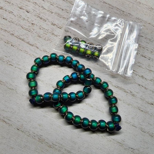 6mm Round Mood Beads ~ Lots of 5, 10, 20, 50 or 100 ~ Spacer or Focal ...