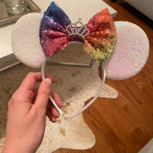 Minnie Mouse Ears, Disney Ears for Adults and Kids, Princess Minnie ...