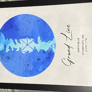 One Piece Anime World Map - Etsy