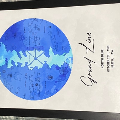 One Piece Anime World Map - Etsy