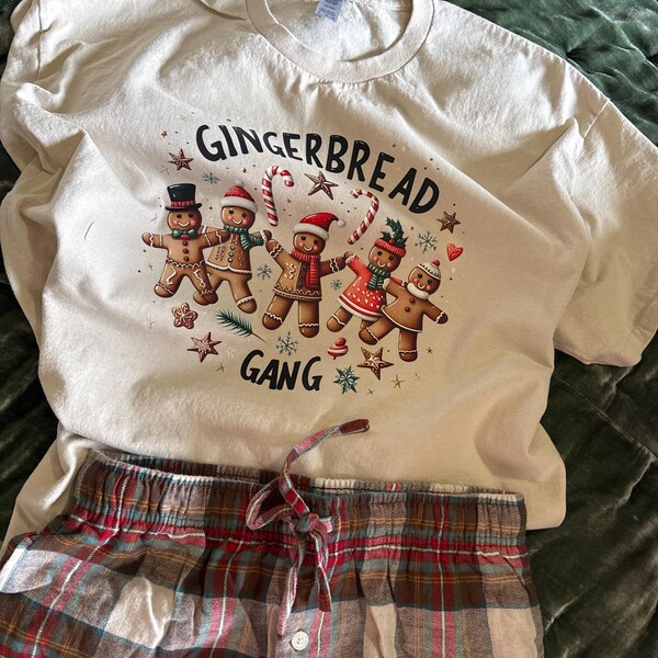 Christmas Gingerbread DTF Transfer: Ready to Press Heat Transfer, Funny ...