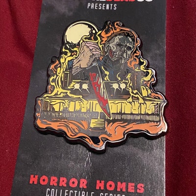 Haddonfield Home Fire Horror Enamel Pin - Etsy