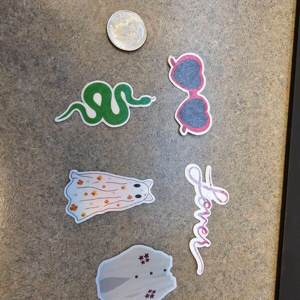 Taylor Swift Heart Glasses Sticker/taylor Swift Stickers/ Holographic ...