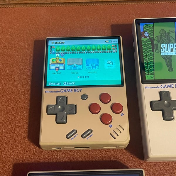 Anbernic RG35XX SP Black NES Mod Buttons and Sticker (device Not ...