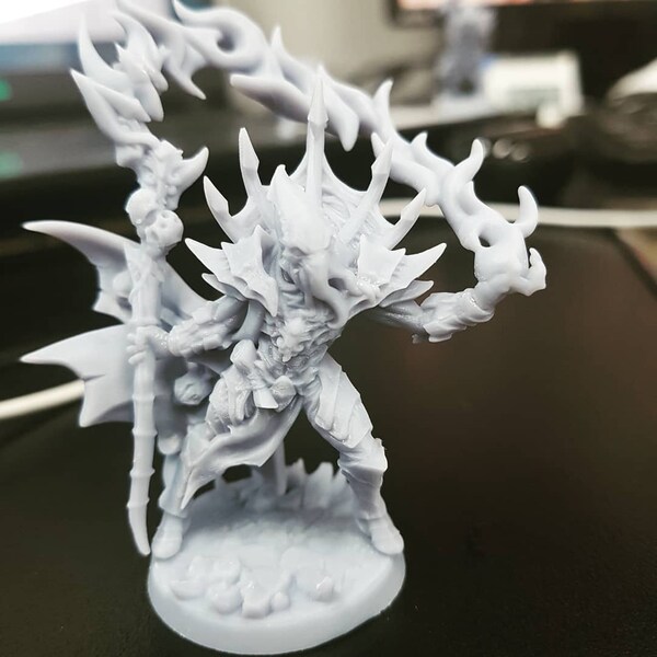 Mind Flayer or Ilthid Magic Wizard Miniature for D&D, Dungeons and ...
