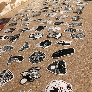 Gothic Stickers 300PCS Pack Cool for Teens Vinyl Punk Gothic | Etsy