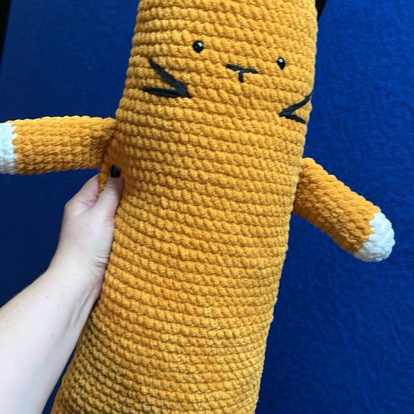 Big Long Cat Crochet Pattern. Create You Own Big Long Cat Amigurumi ...