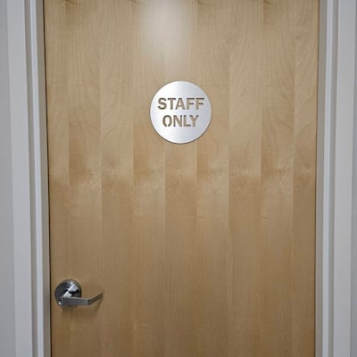 Employees Only Sign. Staff Only Door Sign. Modern Business Signage ...