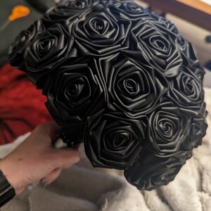 White Cotton Roses With Stems, Cotton Anniversary, White Wedding ...