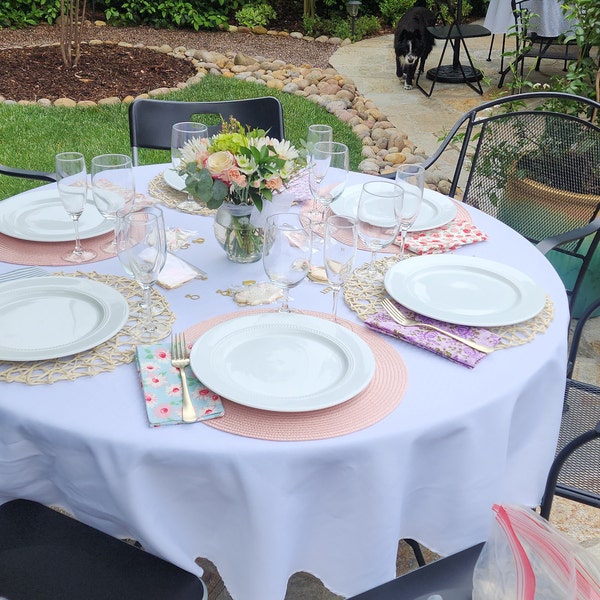 Colorful Batik Print Napkins- Double Sided Napkins - 100% Cotton Dinner ...