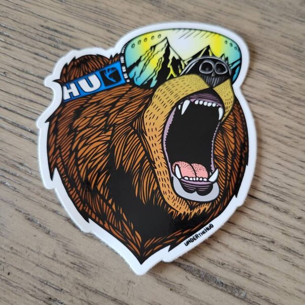 Bear Goggles Original Sticker - Etsy