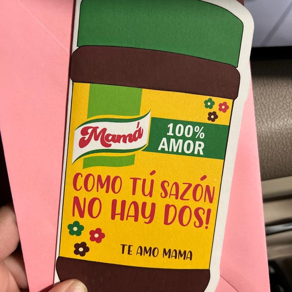 Tarjetas Día De La Madre, Mother’s Day Card, Spanish Mom Cards, Tarjeta ...
