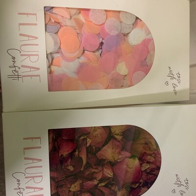 Flower Confetti Cones Biodegradable Confetti Dried Flower Wedding ...